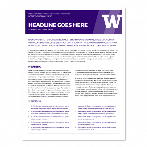 Document Templates | College of Arts and Sciences - Administrative Gateway